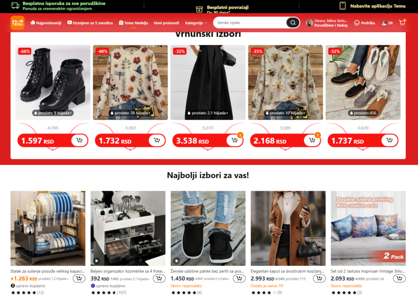 Temu Srbija - Sve što treba da znate o novoj aplikaciji za kupovinu ...